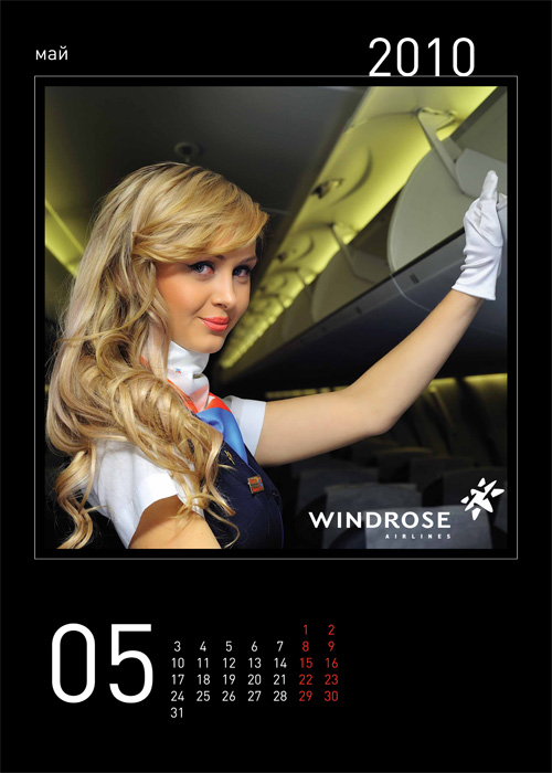 The Girls of Windrose Cabin Crew Calendar – Hot Stewardess