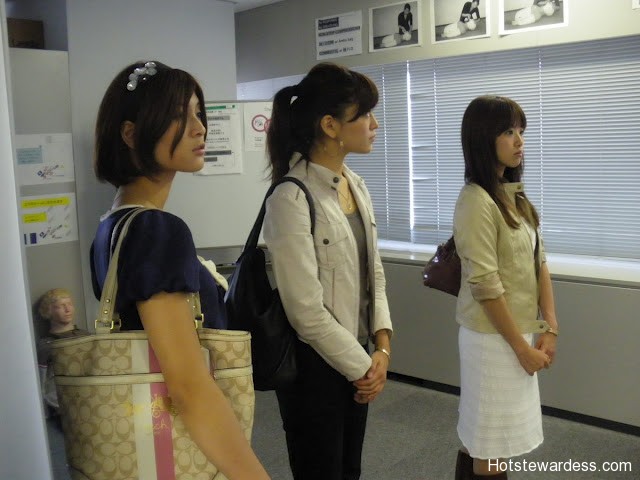 Japan Airlines cabin crew training center – Hot Stewardess